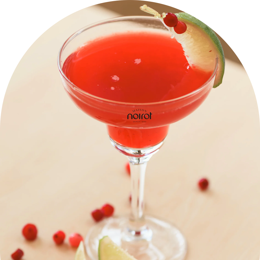Cosmopolitan Summit : cocktail au Génépi et cranberry