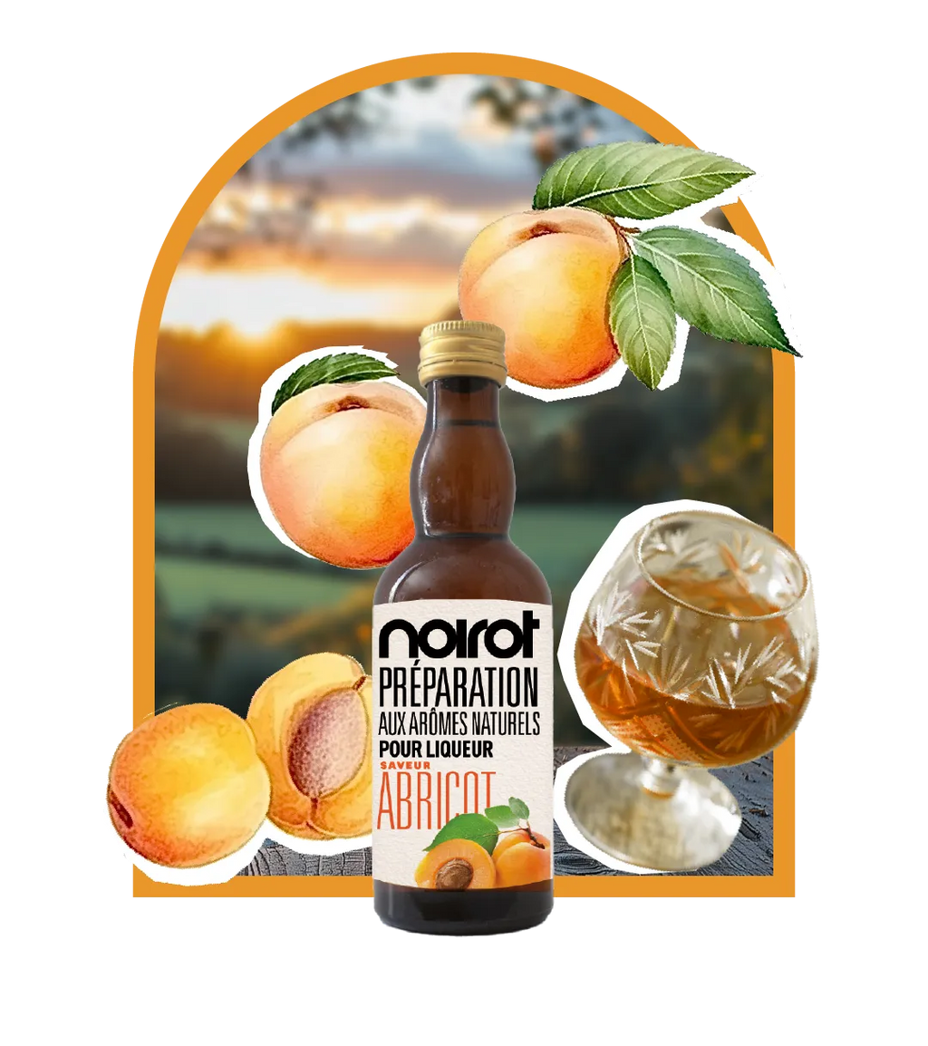 Preparation for Apricot Flavored Liqueur