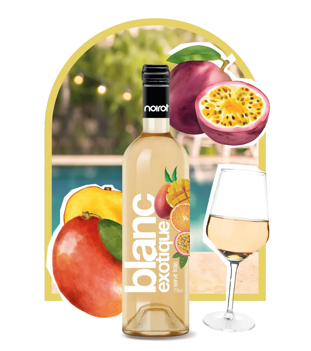 Exotic flavored white wine - 75 CL - 8° - Flavored wines